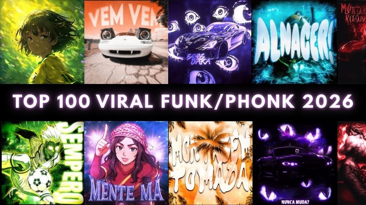 TOP 100 VIRAL PHONK/FUNK 2026 🎵 2 HOUR BRAZILIAN PHONK - YouTube