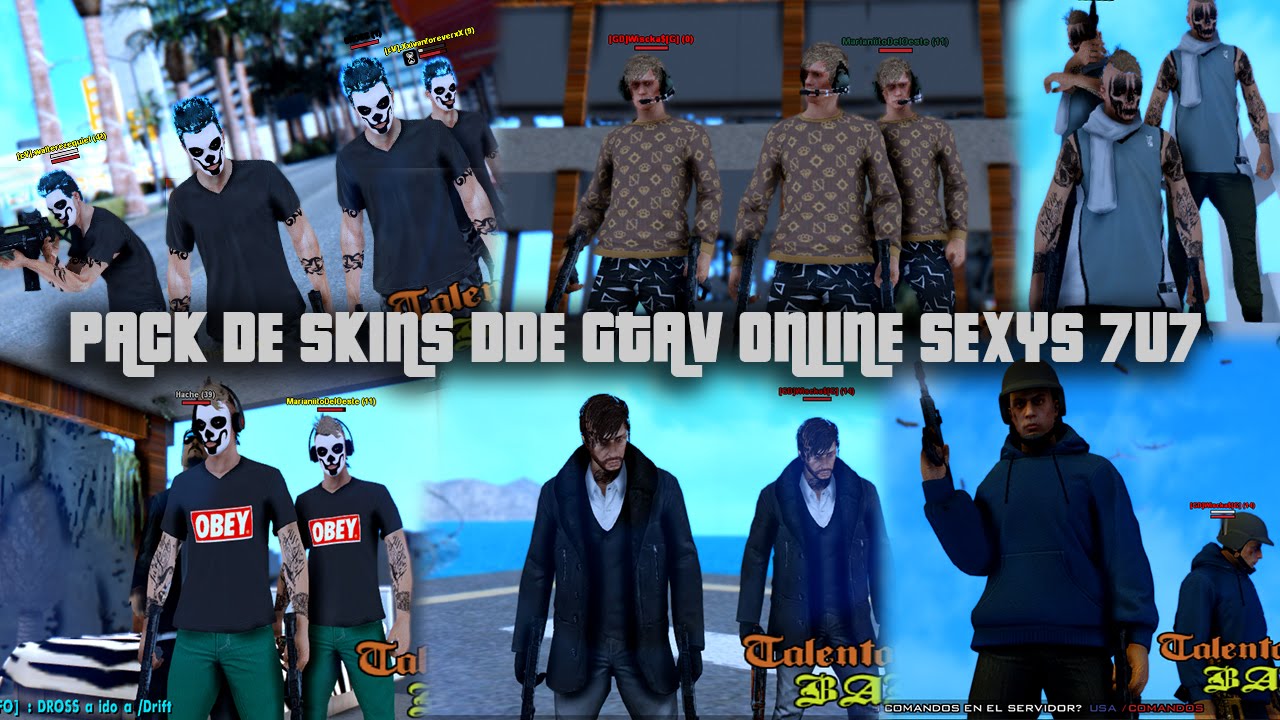 Pack De Skins De GTA V Online | Para GTA San Andreas | SAMP 2016 ...
