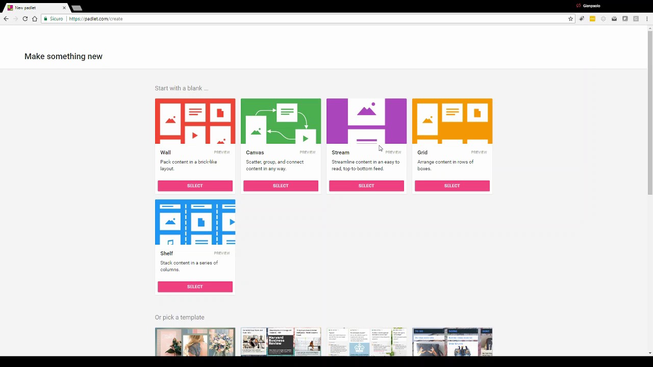Guida all'uso di Padlet - Creare un nuovo Padlet - YouTube
