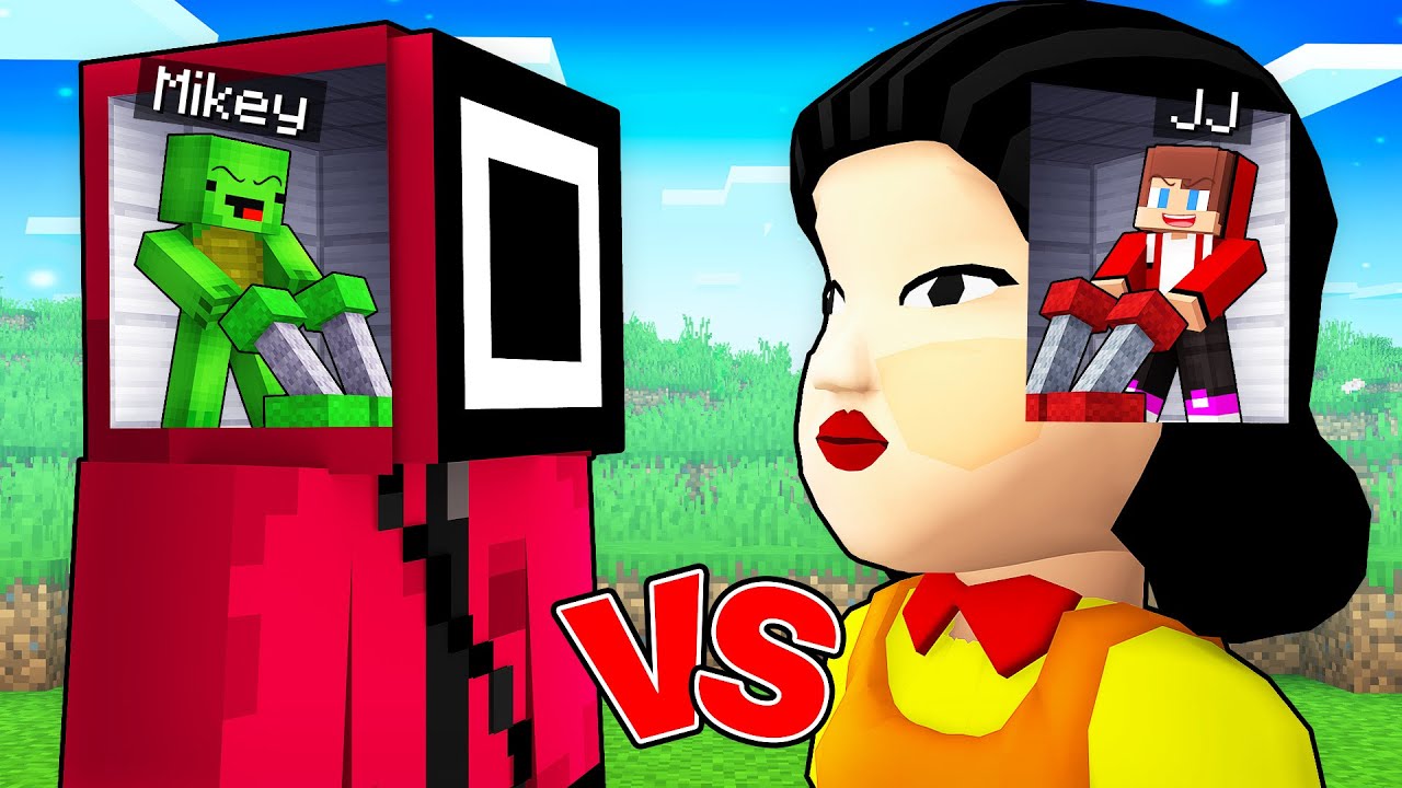 JJ and Mikey: CONTROL MIND SQUID GAME 2 Battle in Minecraft - Maizen - YouTube