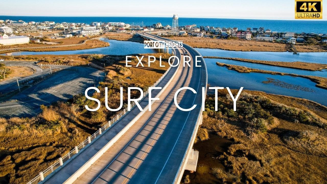 Explore the coastal views of Surf City, NC | captured in 4k - YouTube