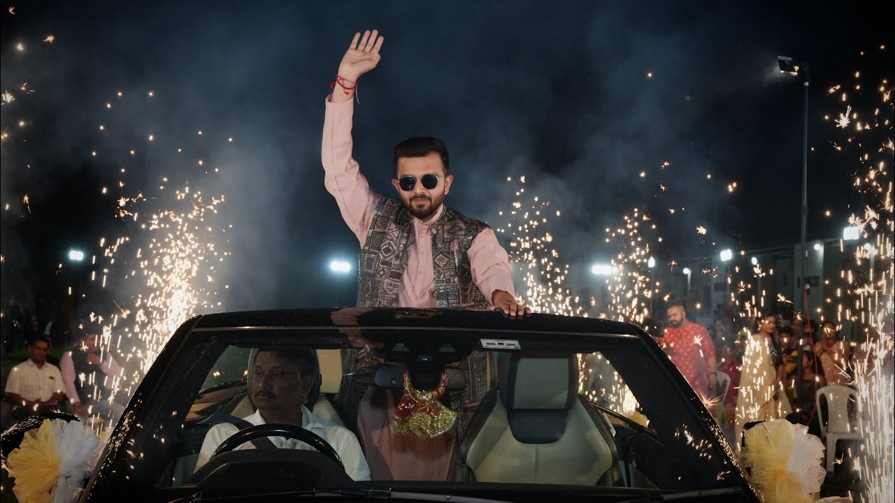 Royal Groom Entry | Range Rover | Jawa | Shiv Tandav | Harsh Pandya ...