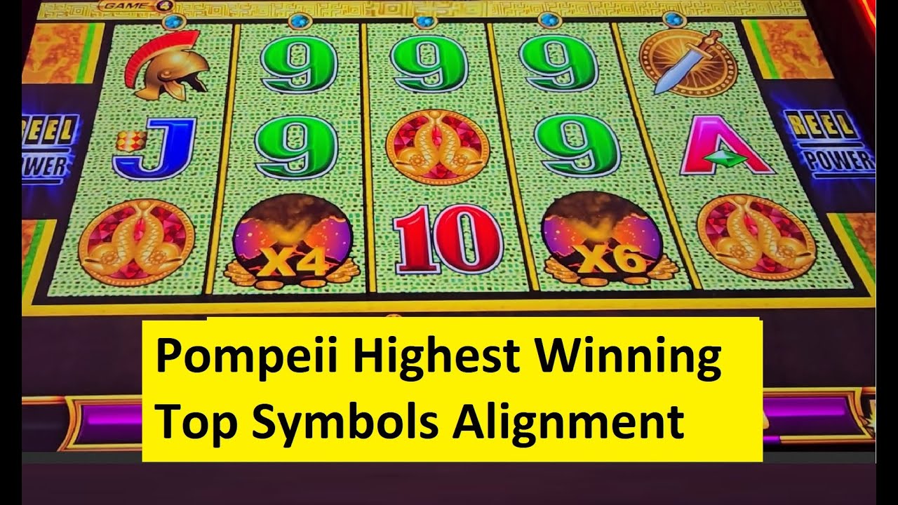 Massive 750X Win on Pompeii Wonder 4 Collection Slot!! Aristocrat Game ...
