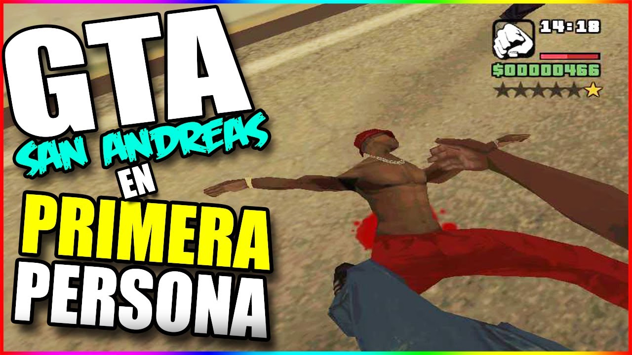 Gta Sa: Mod Primera Persona De Gta V - YouTube