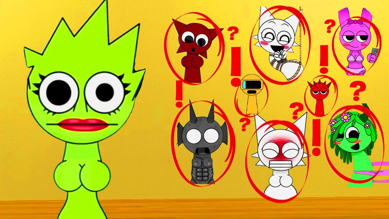 CRAZY LOVE OF DURPLE MAN SPRUNKI X MISS PINKI SPRUNKI FAMILY! Garry's ...