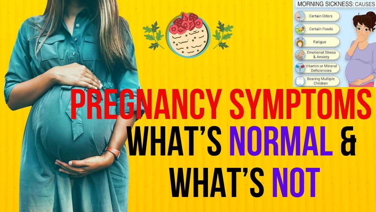 "Pregnancy Symptoms EXPLAINED! (What's Normal)" - YouTube