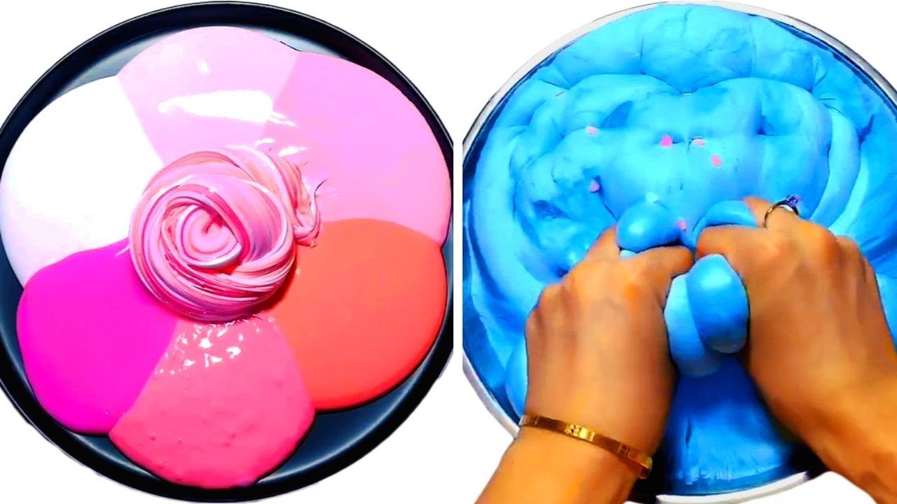 Relaxing ASMR Slime ( No Talking ) || Totally Satisfying || #60 - YouTube