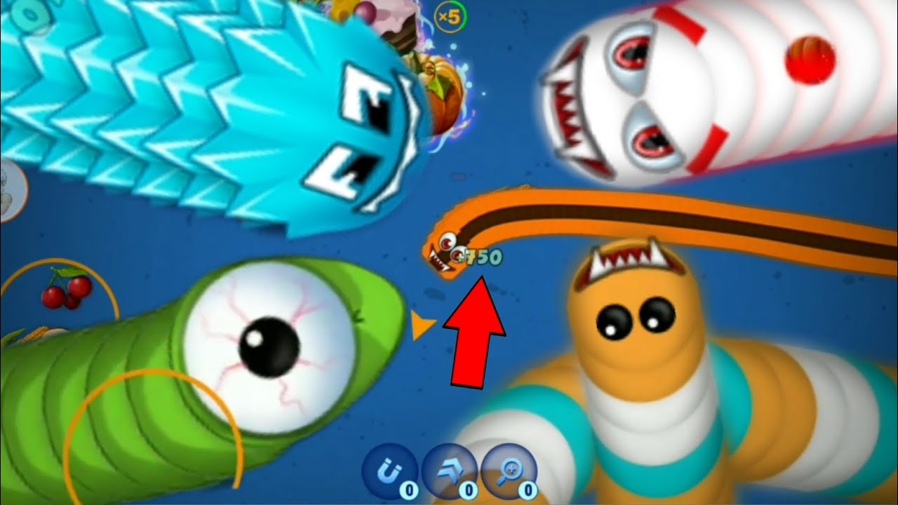 worms zone hunting giant worm kill nonstop epic moment #wormszone #worms #wormszoneio # ...