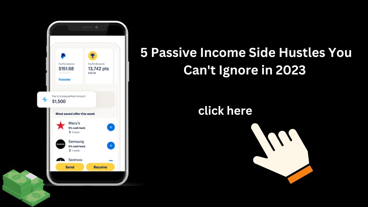 5 Passive Income Side Hustles You Can't Ignore in 2023 - YouTube