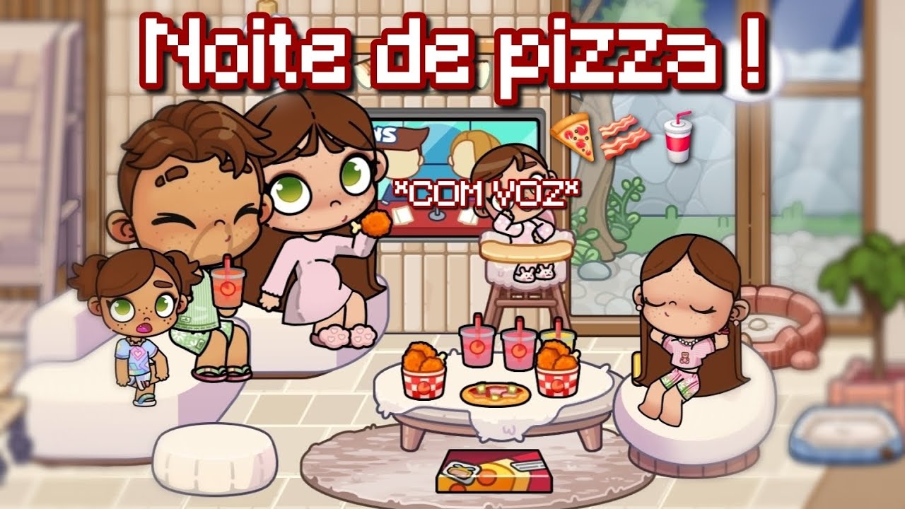 ₊⊹Ep | NOITE DE PIZZA | *COM VOZ 🗣 ️* | AVATAR WORLD | - YouTube