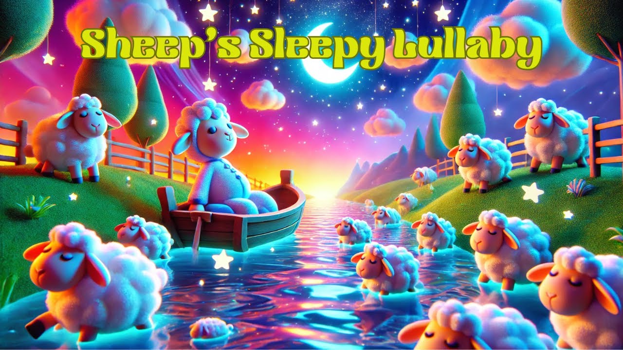 🎶 Sheep’s Sleepy Lullaby | Relaxing Bedtime Song for Kids & Babies 🐑 ...