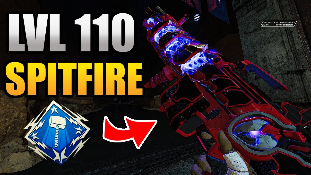 LVL 110 BATTLE Pass Season 13 BESTE Reactive SPITFIRE Skin Apex Legends ...