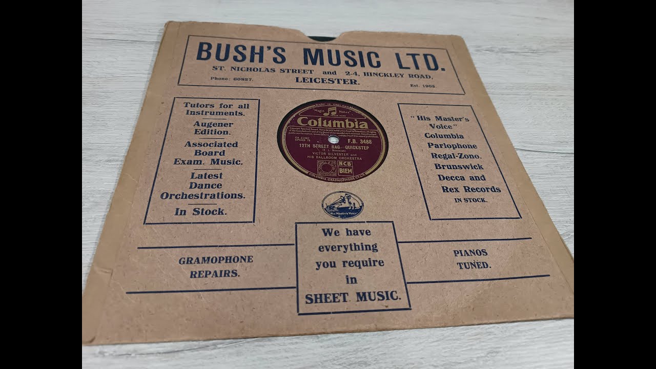 12th Street Rag - Quickstep - Victor Silvester and His Ballroom ...