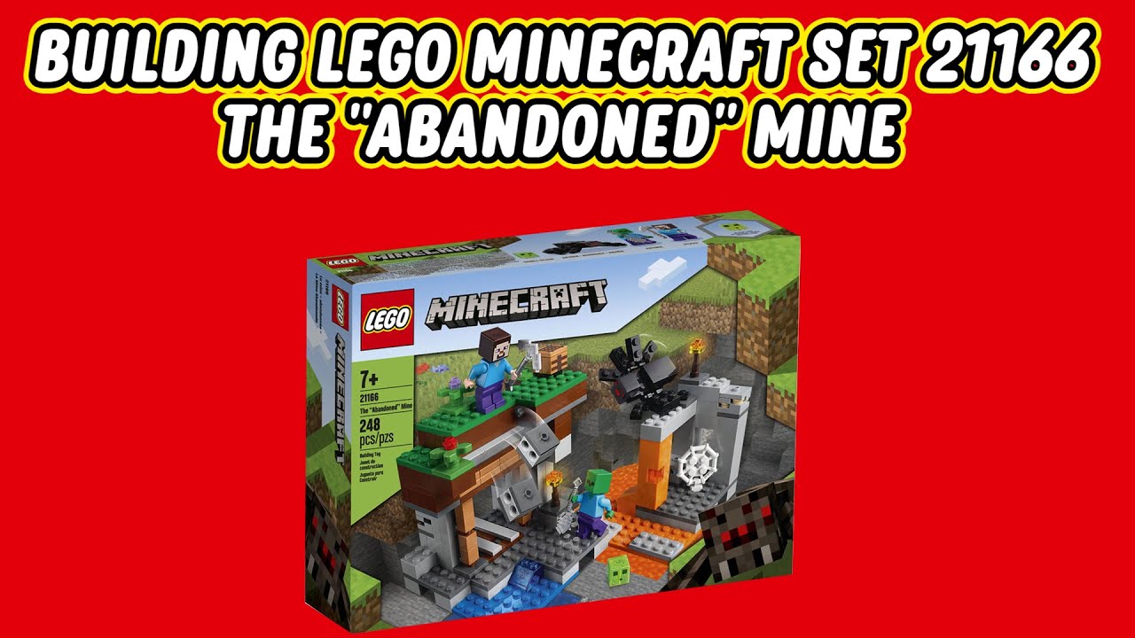 Building Lego Minecraft Set 21166 - The "Abandoned" Mine - YouTube