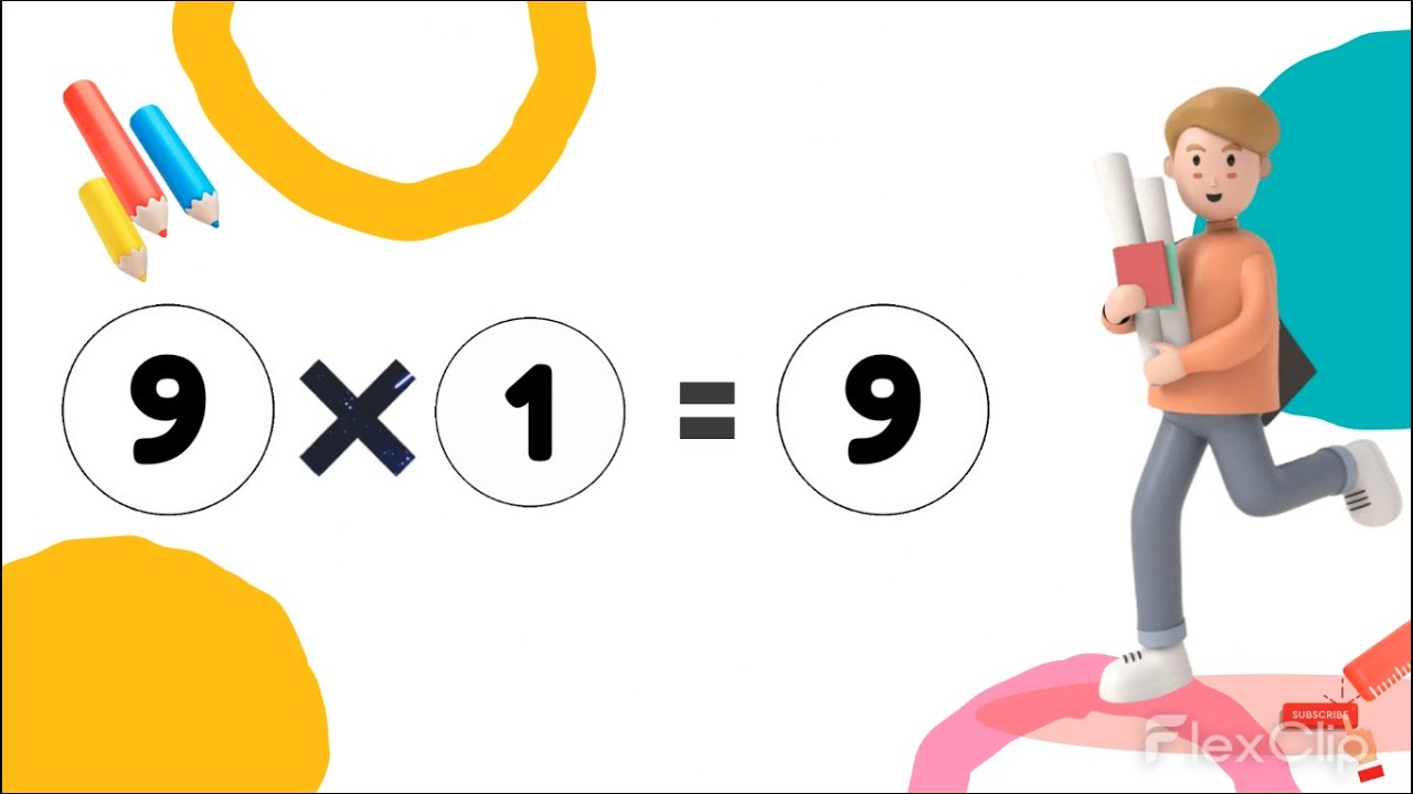 Table of 9 | Multiplication Tables For kids of Nine | 9 ka pahada | 9X1 ...