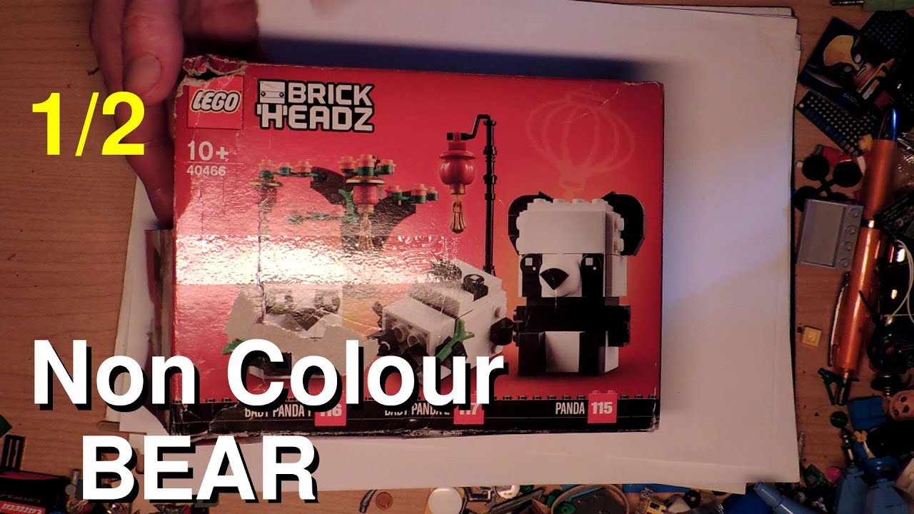 [1/2] Lego 40466 BrickHeadz Chinese New Year Pandas - YouTube