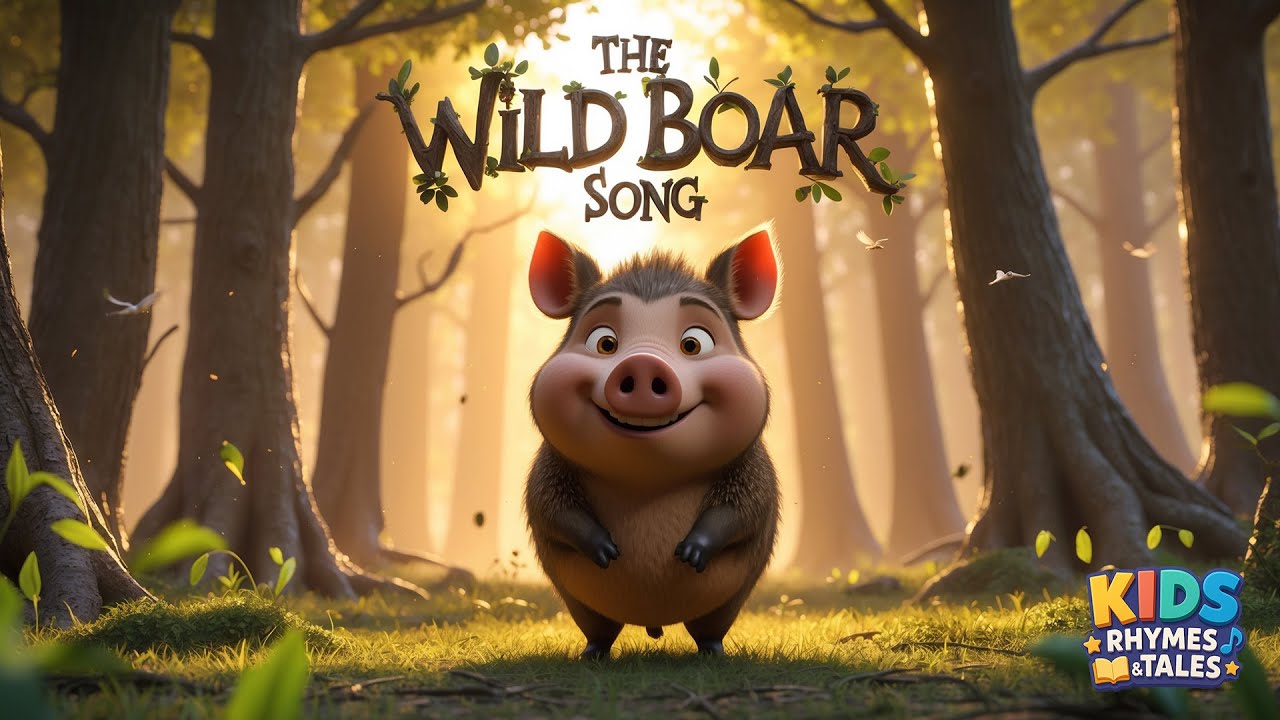 The Wild Boar Song | Fun Animal Song for Kids | Nursery Rhymes & Kids ...
