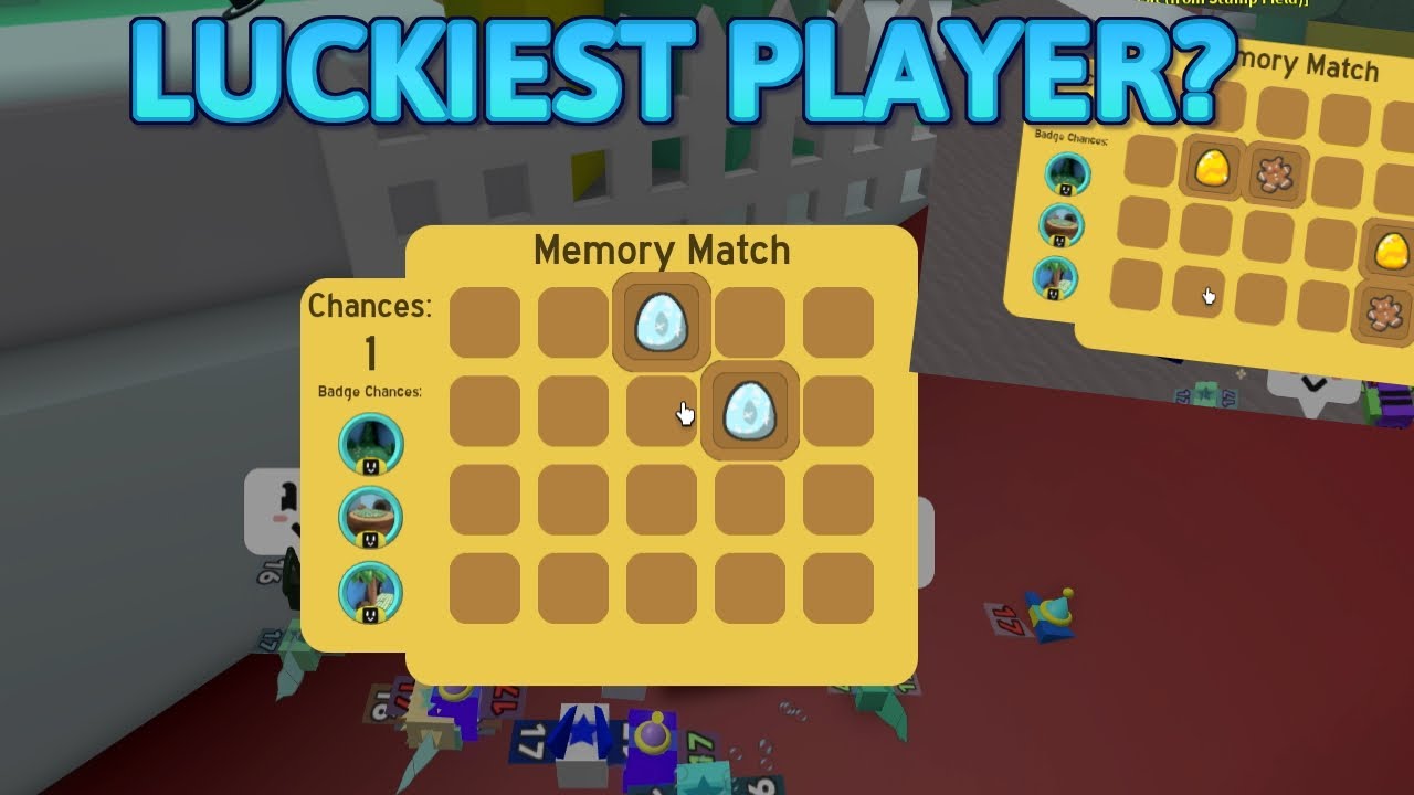 Getting a Diamond Egg From Winter Memory Match (Bee Swarm Simulator ...