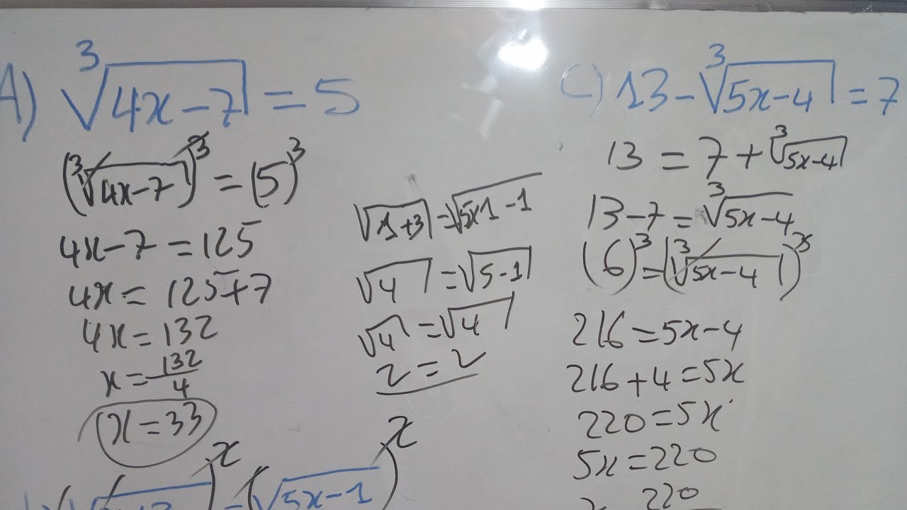 EQUATION AVEC RACINE CUBIQUE - YouTube