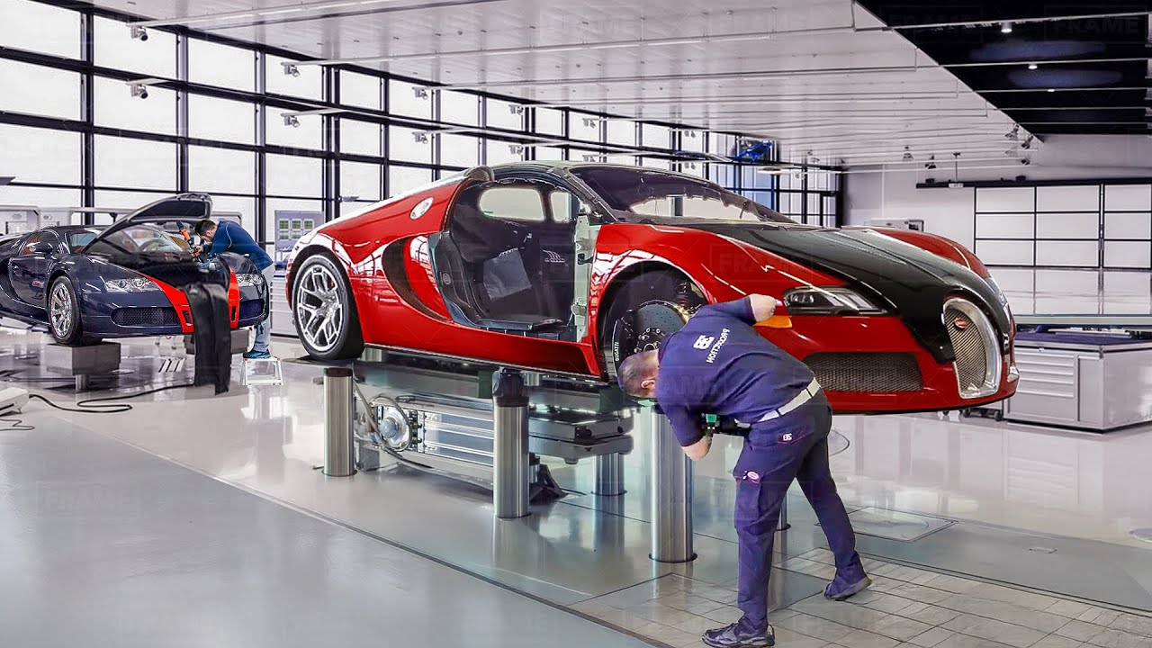 Inside French Factory Producing Powerful Bugatti From Scratch ...