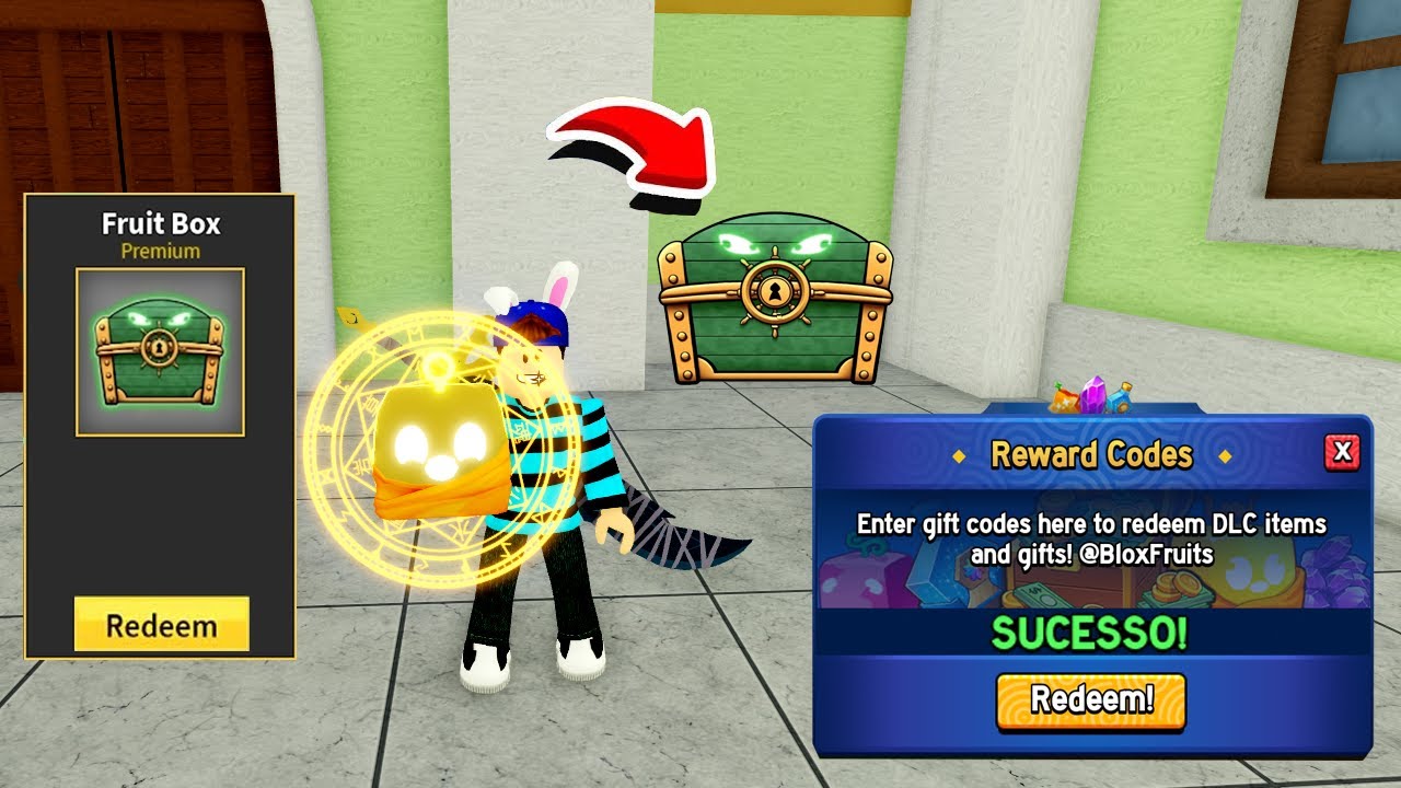 COMO SPAWNAR FRUIT BOX + TODOS OS CÓDIGOS DO BLOX FRUITS (Roblox) - YouTube