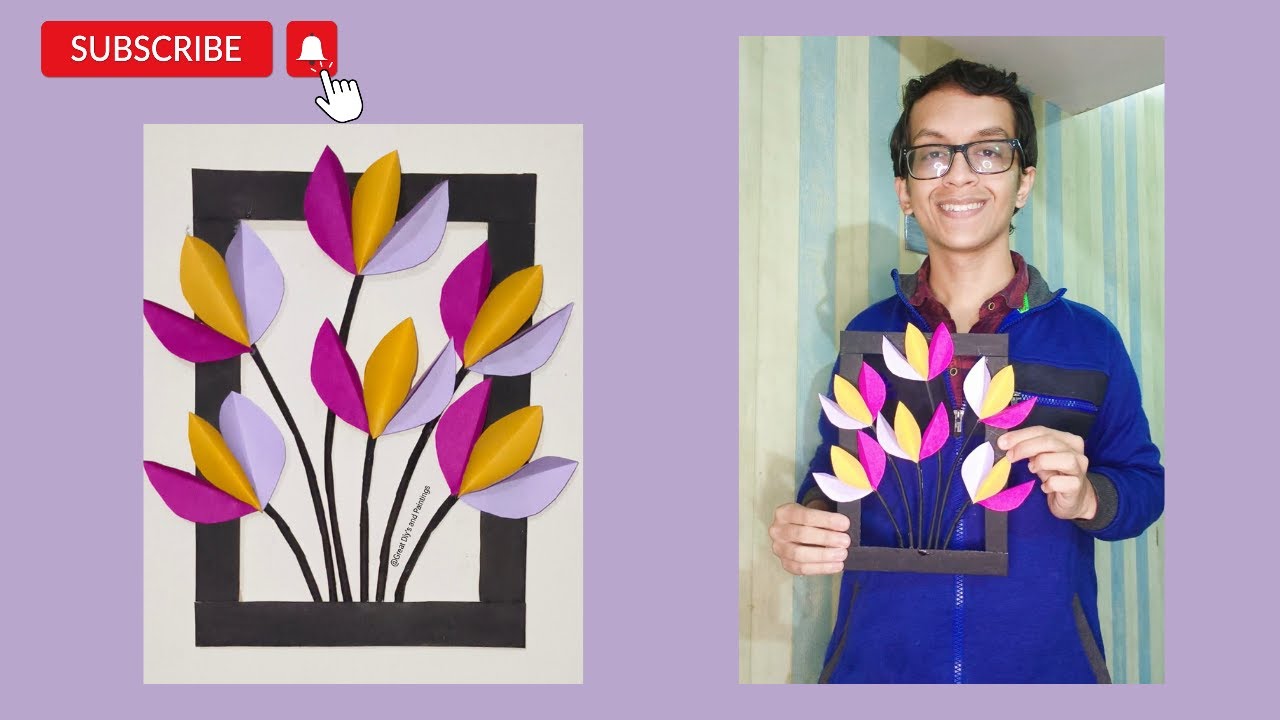 Beautiful Wall Hanging Craft / Paper craft for Home Decoration /Easy ...