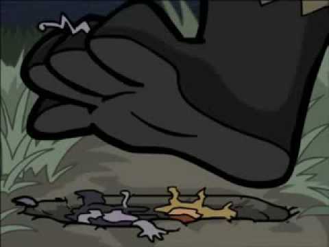 Giant Raccoon Stomp Feet