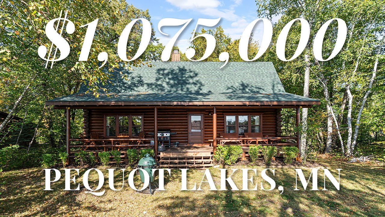 $1,075,000 Clamshell Lake Cedar Log Home with 125’ Shoreline ...