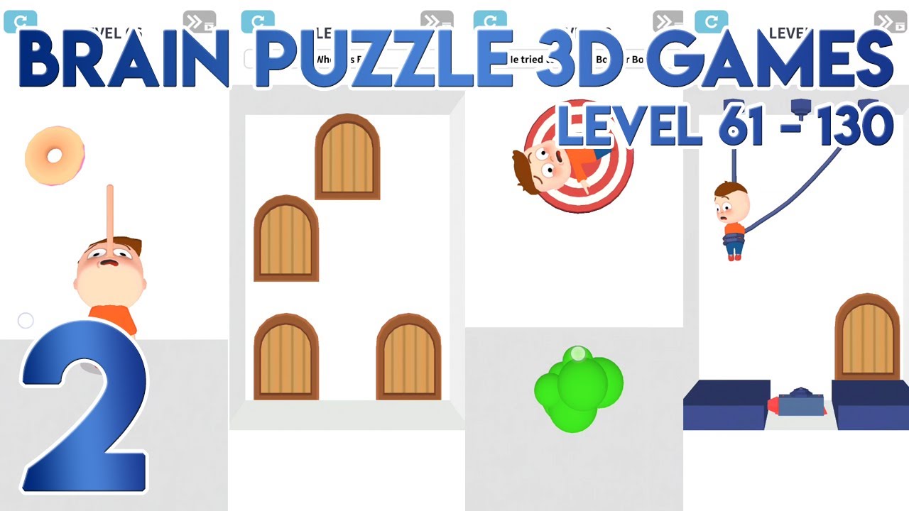 Brain Puzzle 3D Games Level 61 to 130 - Gameplay Walkthrough Part 2 ...