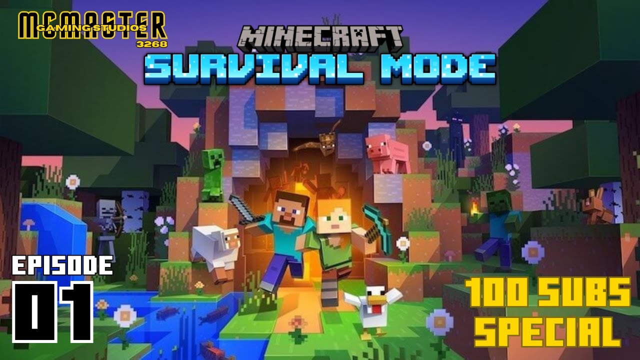 Minecraft: Survival Mode - Episode 1: The Wilderness - YouTube