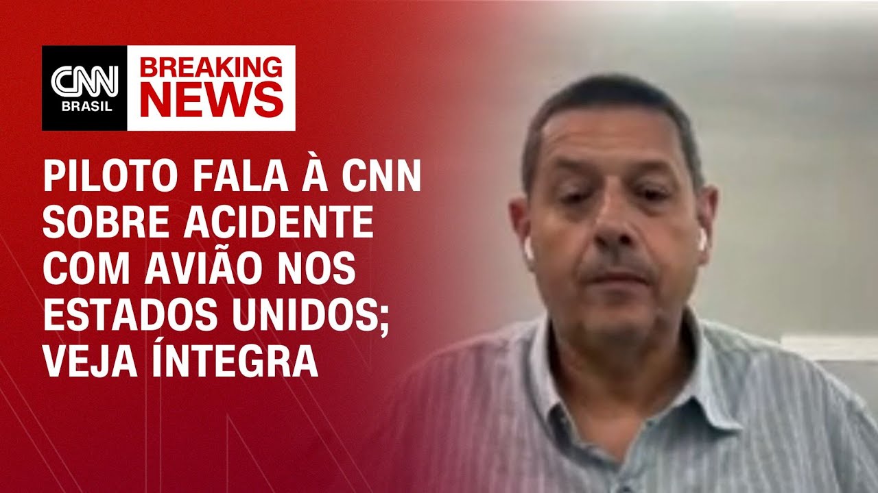 Piloto fala à CNN sobre acidente com avião nos Estados Unidos; veja ...