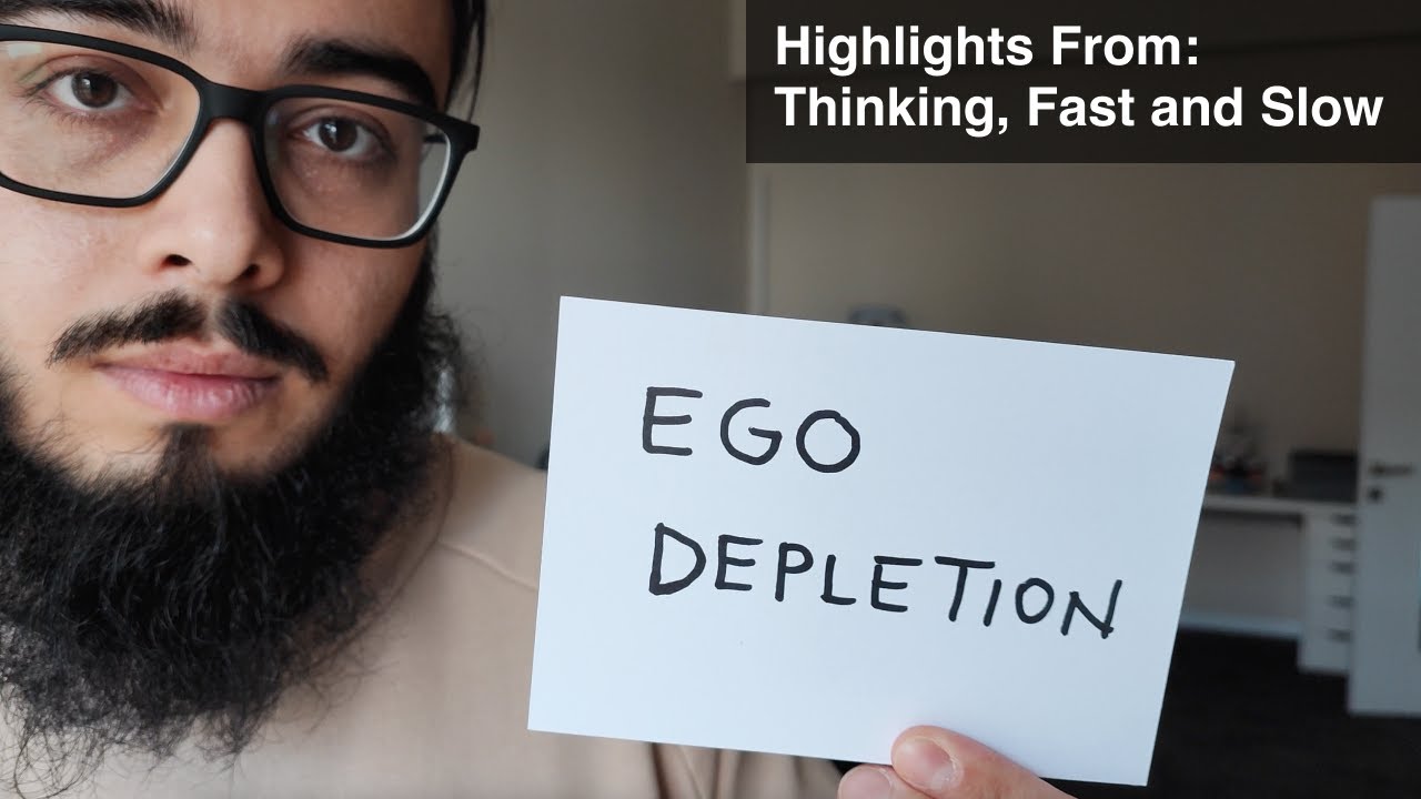Ego Depletion - Highlights From Thinking Fast and Slow - YouTube