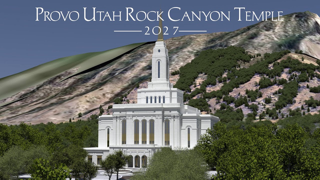 Provo Utah Rock Canyon Temple [2027] (estimated) - YouTube