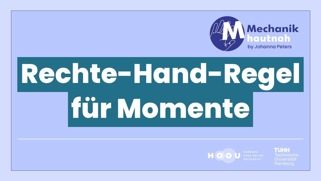 Rechte-Hand-Regel für Momente - YouTube