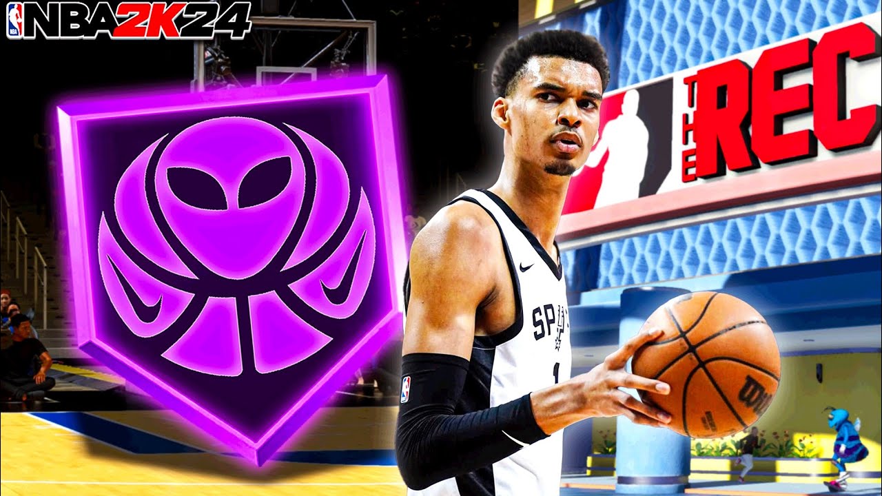 This Victor Wembanyama Build is DOMINATING in REC on NBA 2K24 - YouTube