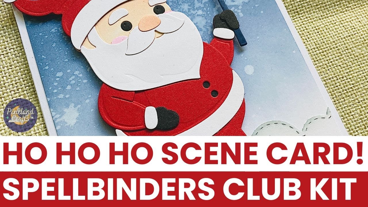 Create a Magical Snowy Christmas Card with Spellbinders SDOM Oct '23 ...