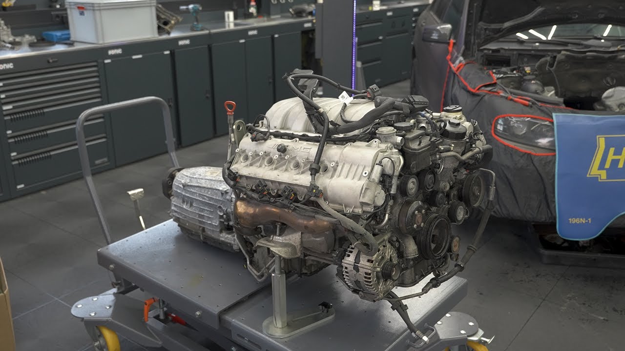 M156 Motor ausgebaut und komplett zerlegt | M156 Motorprüfung Teil 2 ...