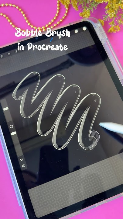 Procreate Bubble Brush Tutorial – Viral Bubble Effect! 💓 #shorts # ...