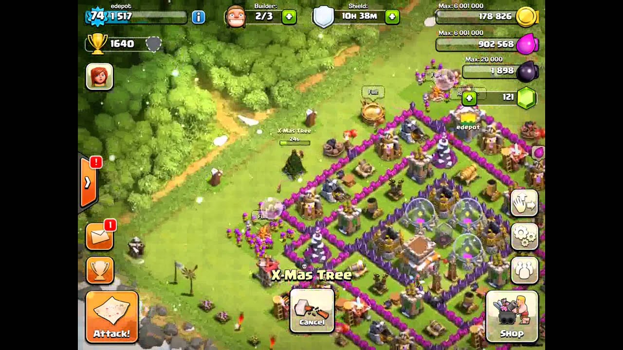 Clash of Clans: Christmas Tree! - YouTube