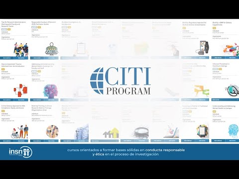 🖥️📚 Tutorial para acceder a la plataforma CITI Program - INSNSB 📚🖥️ - YouTube