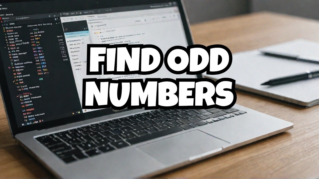 C Program To Display Odd Numbers In An Array In C Programming Language