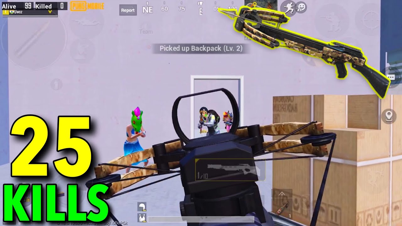 CAN I SURVIVE WITH CROSSBOW😱 | PUBG MOBILE - YouTube