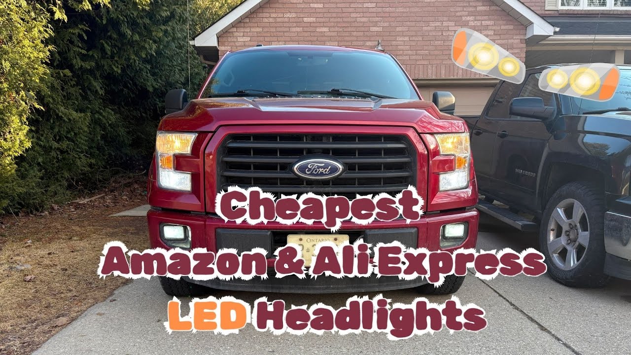 Testing the Cheapest $7 Amazon/Ali Express LED Headlights - YouTube