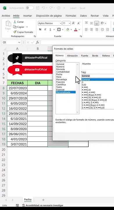 ¡Domina los Formatos de Fecha en Excel en Minutos! 📅 | Tutorial Paso a Paso #excel # ...