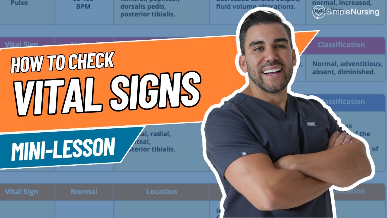 Vital Signs Made Simple | How to Check Vital Signs for Nursing Students ...