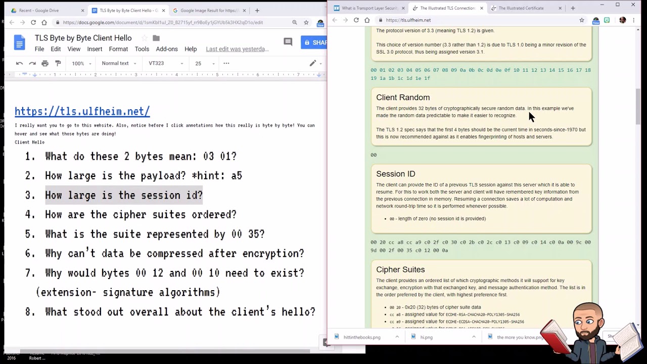 TLS byte by byte Client Hello - YouTube