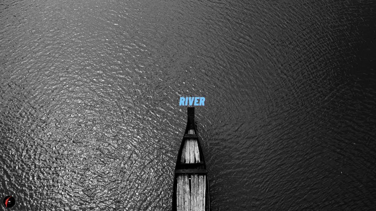 Noise of water | Relaxing sound of water movement in the river side ...