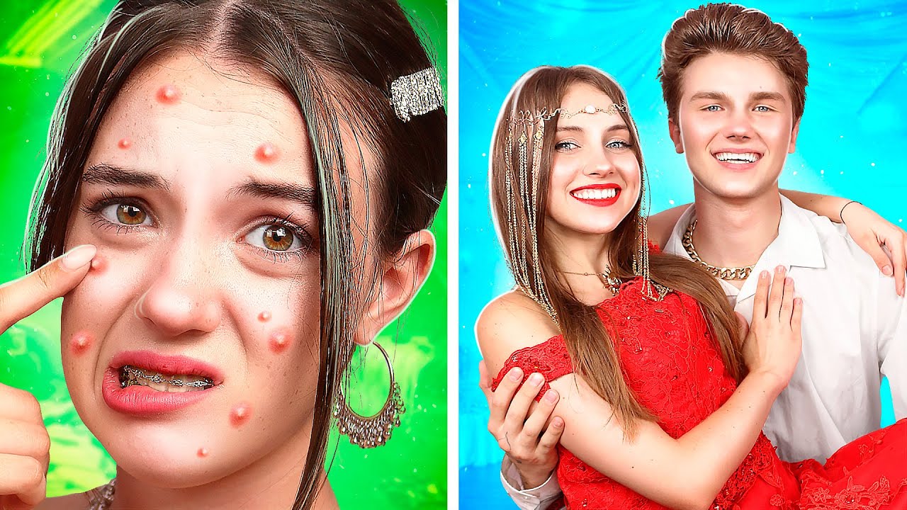 College Queen VS Nerd at Prom || Popular Girl Gets Stalked - YouTube