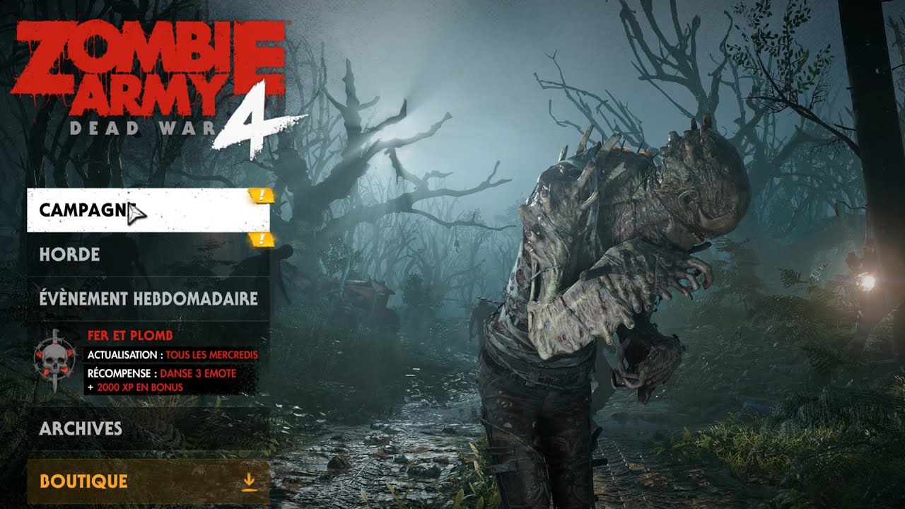 Zombie Army 4 Gameplay Partie 1 français 4K - YouTube