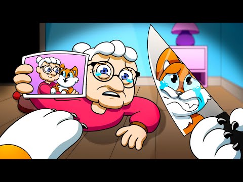 The SAD STORY of I AM CAT VR... (Cartoon Animation)